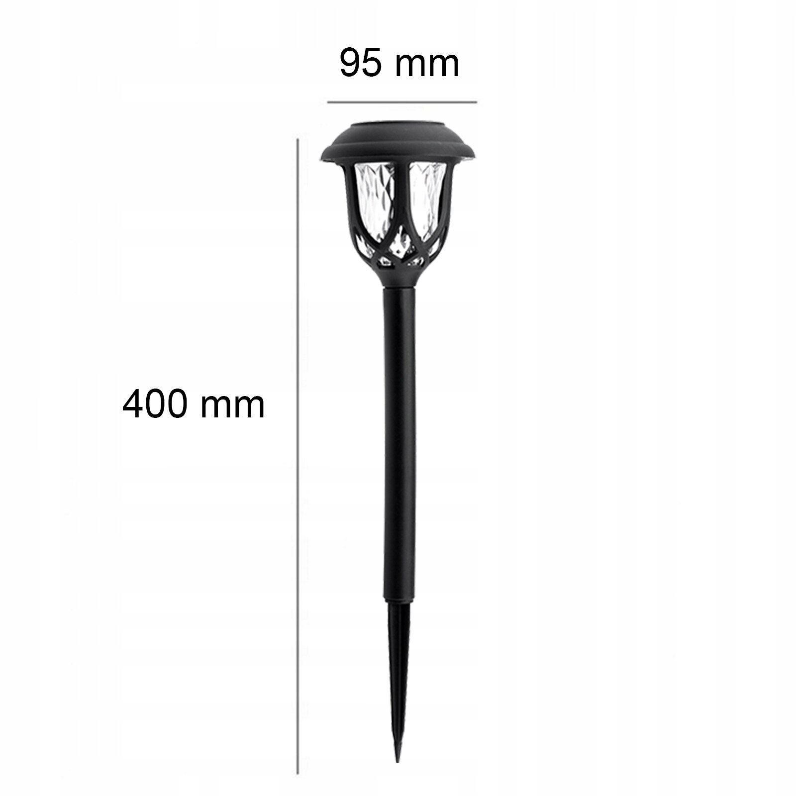 Lampa Solara pentru Gradina, LED, 5500-6000K, IP44, Senzor Crepuscul ...