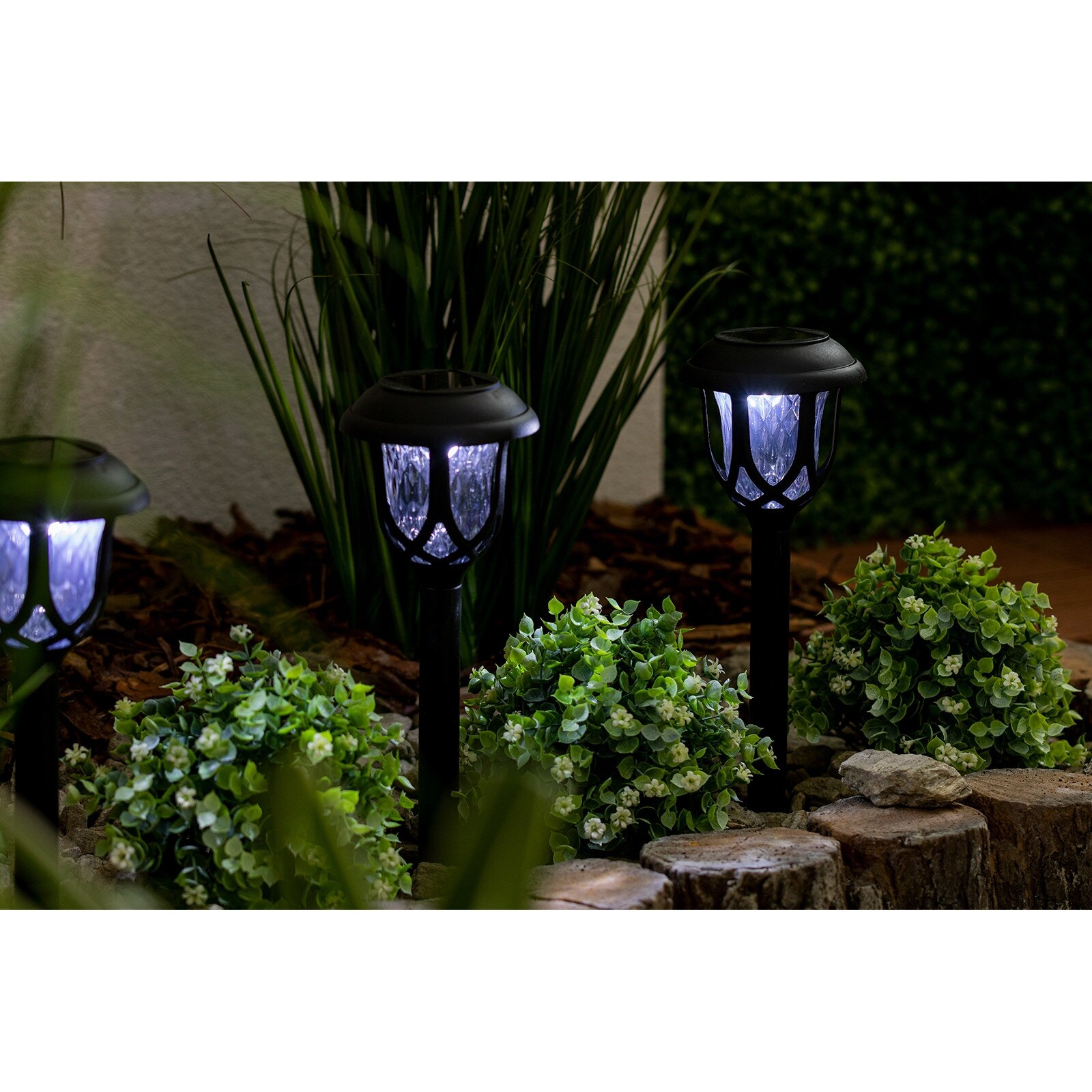 Lampa Solara pentru Gradina, LED, 5500-6000K, IP44, Senzor Crepuscul ...