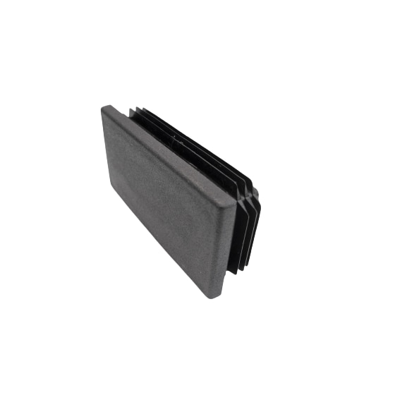 Capac plastic dreptunghiular negru 80x40 mm - eMAG.ro