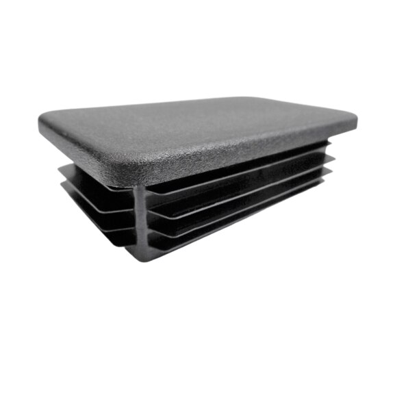 Capac plastic dreptunghiular negru 100x60 mm - eMAG.ro