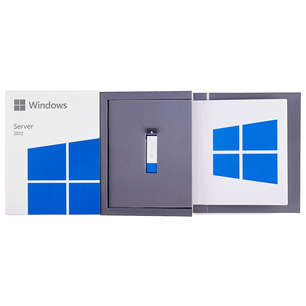 Windows Server 2022 Standard, Retail FPP, Windows, Multilanguage, USB 3 ...