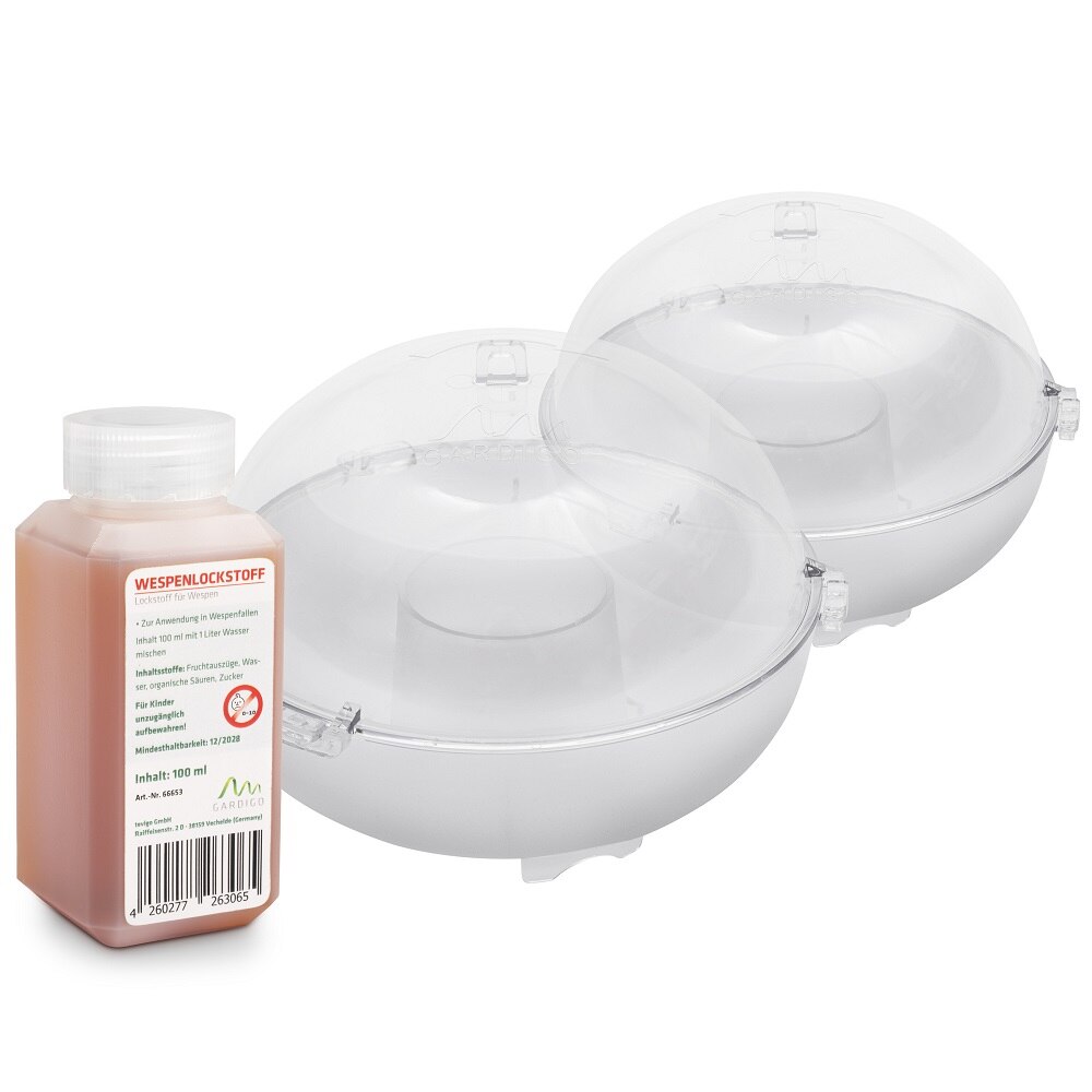 Kit de 2 capcane pentru visepi, include atractant 100 ml, anti muste ...