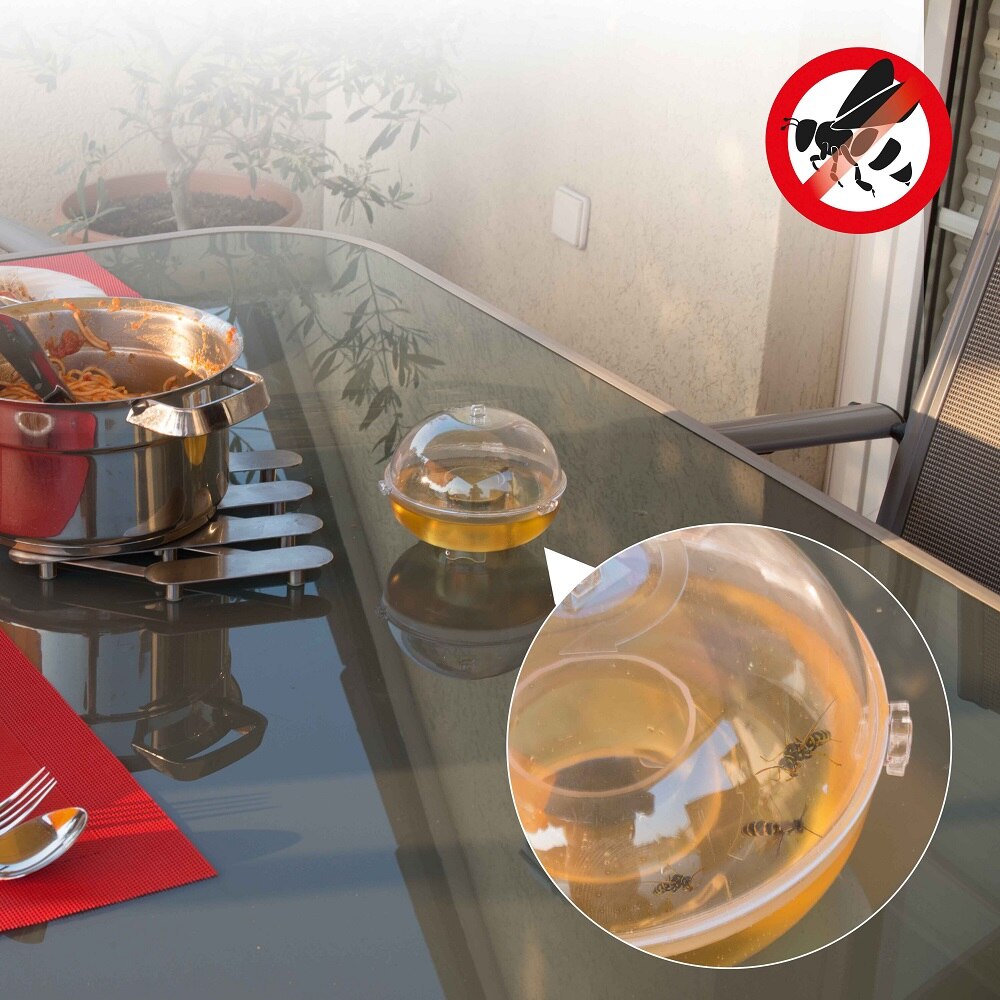 Kit de 2 capcane pentru visepi, include atractant 100 ml, anti muste ...