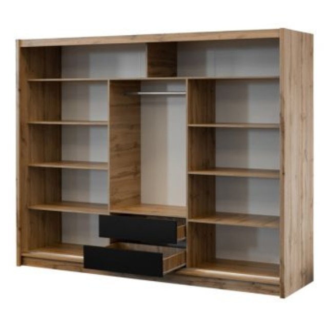 Dulap London Usi Glisante 250 cu Riflaj - eMAG.ro