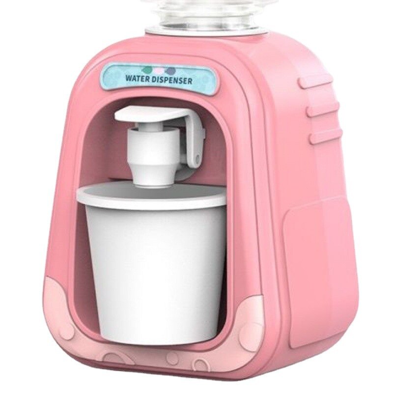 Mini dozator de apa, Plastic, 8 x 8 x 19cm, Roz - eMAG.ro