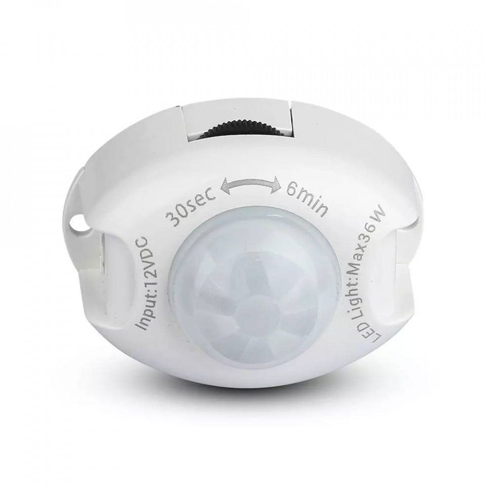 Senzor de miscare crepuscular pentru banda led, 12V 3A, V-TAC - eMAG.ro
