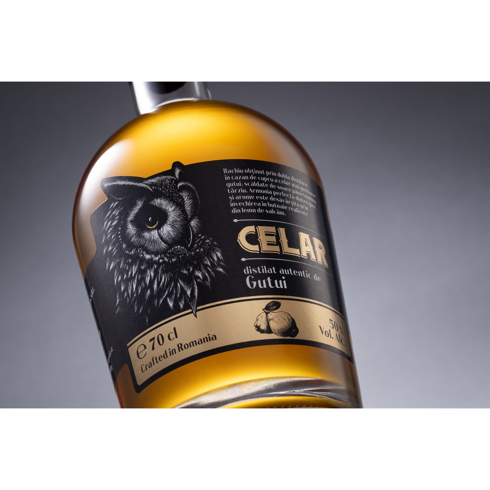 Rachiu Premium Gutui dublu distilat, CELAR, 50% alc., 700ml - eMAG.ro