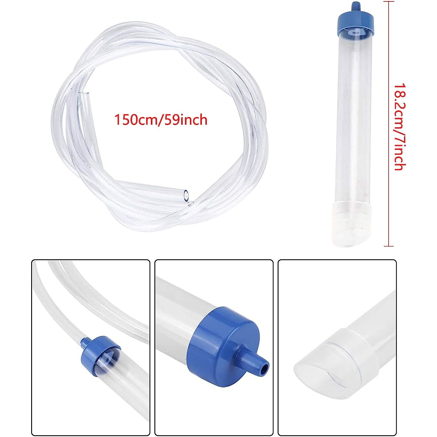 Filtru pentru acvariu, Plastic, 150cm, Transparent - eMAG.ro