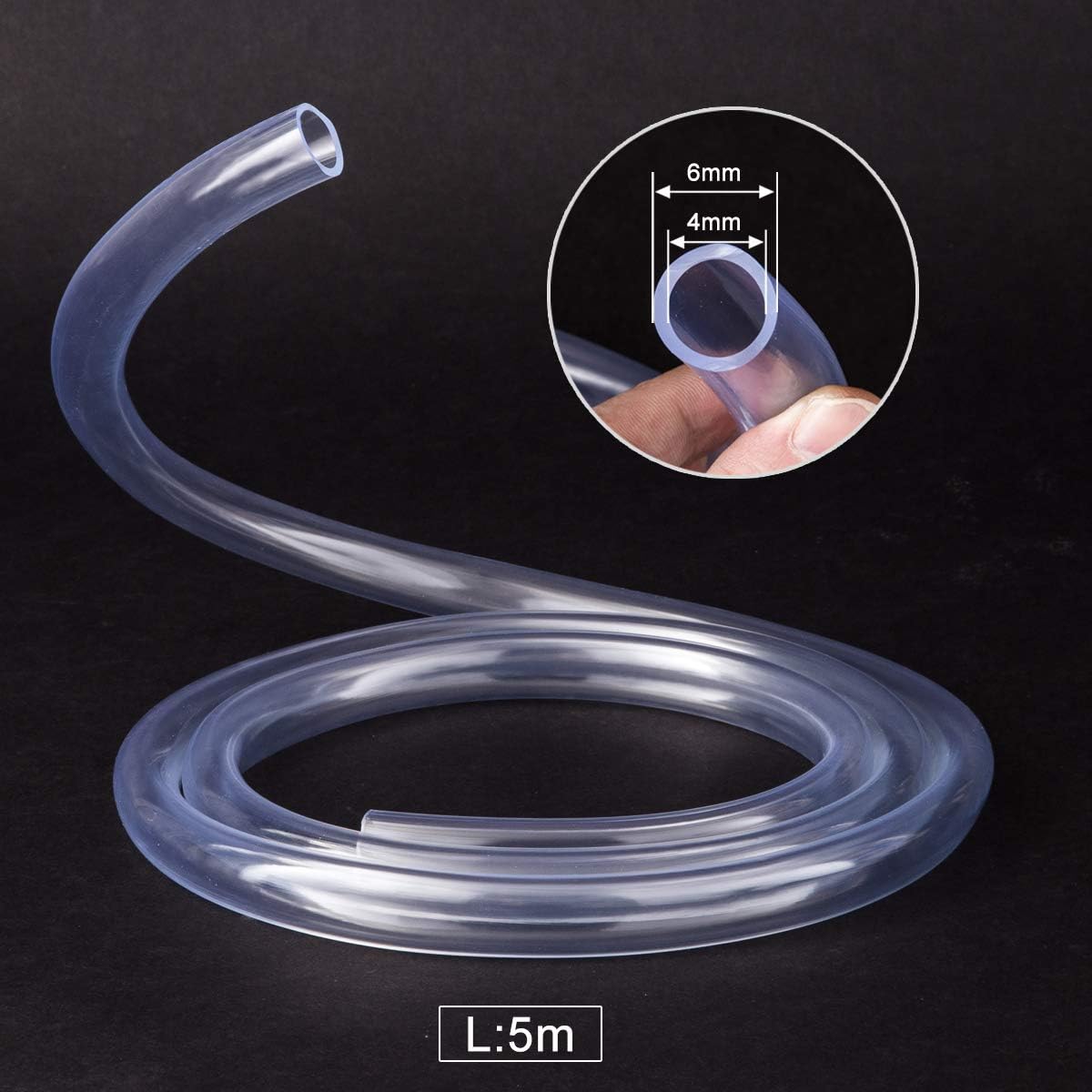 Furtun, PVC, 5m, Transparent - eMAG.ro