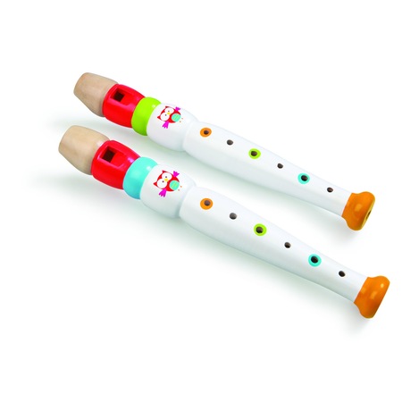 Fluier pentru copii, Scratch, alb, design Bufnita - eMAG.ro