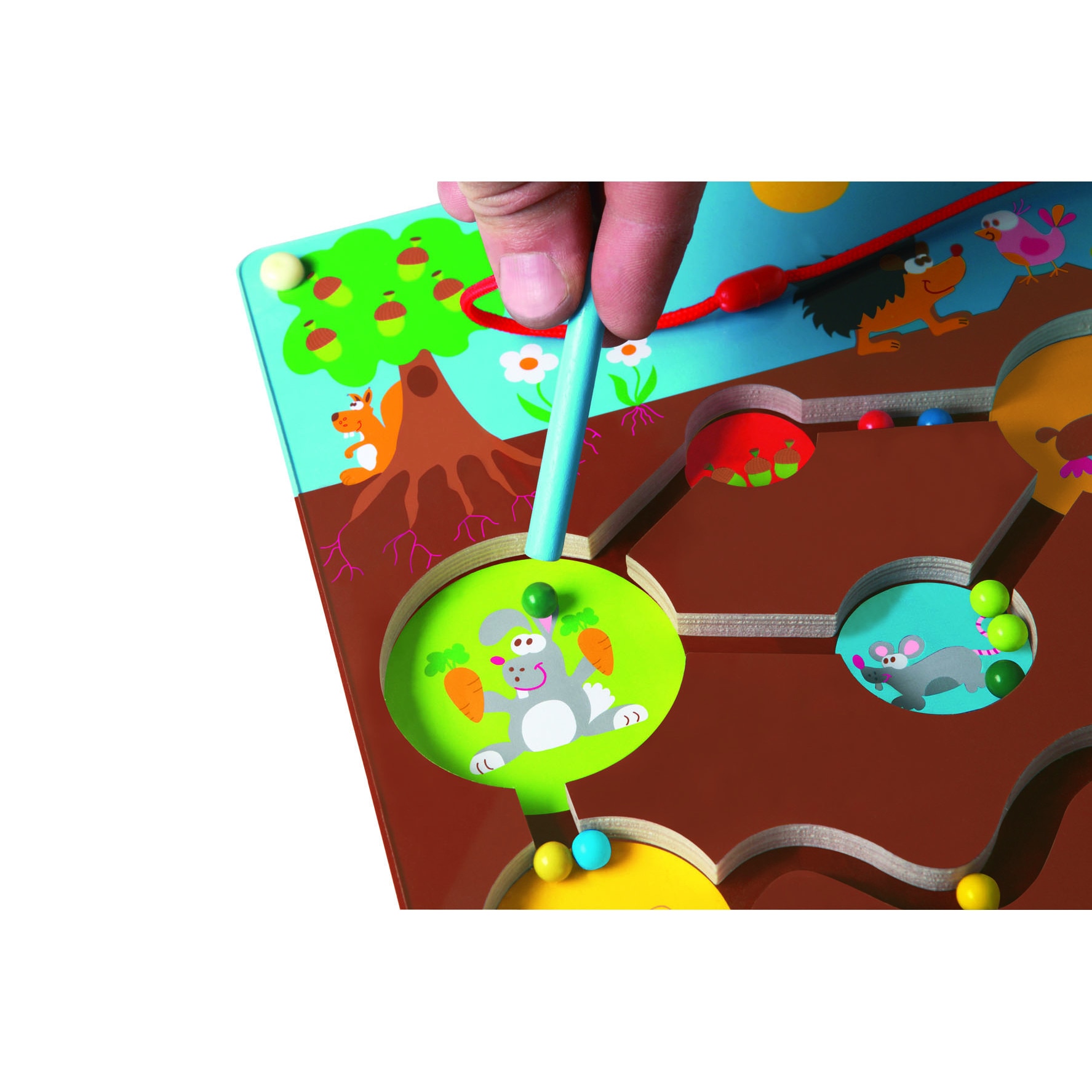 Joc Labirint magnetic, Scratch, multicolor, tematica In Gradina - eMAG.ro