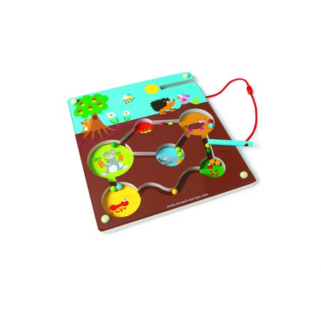 Joc Labirint magnetic, Scratch, multicolor, tematica In Gradina - eMAG.ro