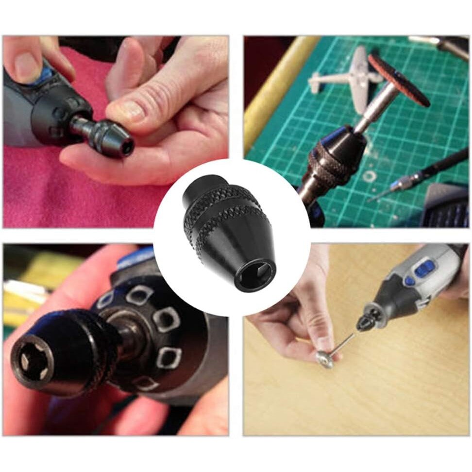 Set 2 mandrine, Otel carbon, Compatibil cu Dremel 3000/4000/7700/8200 ...