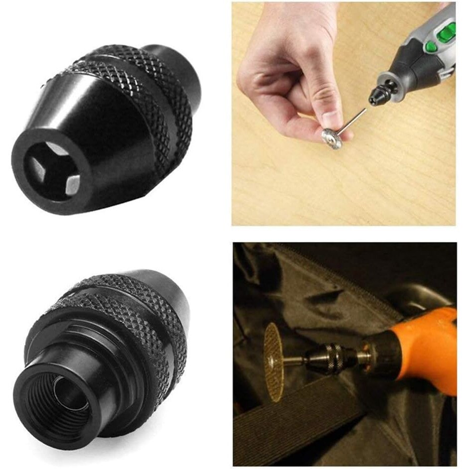 Set 2 mandrine, Otel carbon, Compatibil cu Dremel 3000/4000/7700/8200 ...