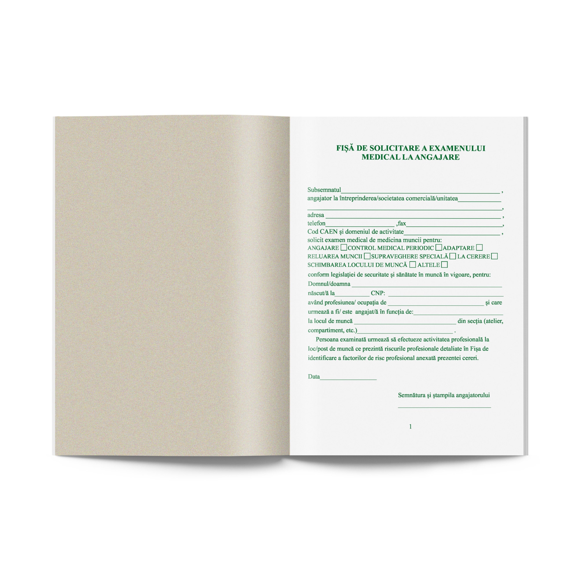 Dosar medical A5 16 pagini coperta carton - eMAG.ro