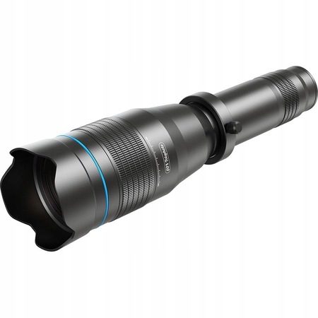 Telescop pentru camera smartphone, Apexel, Marire 60x, Negru - eMAG.ro