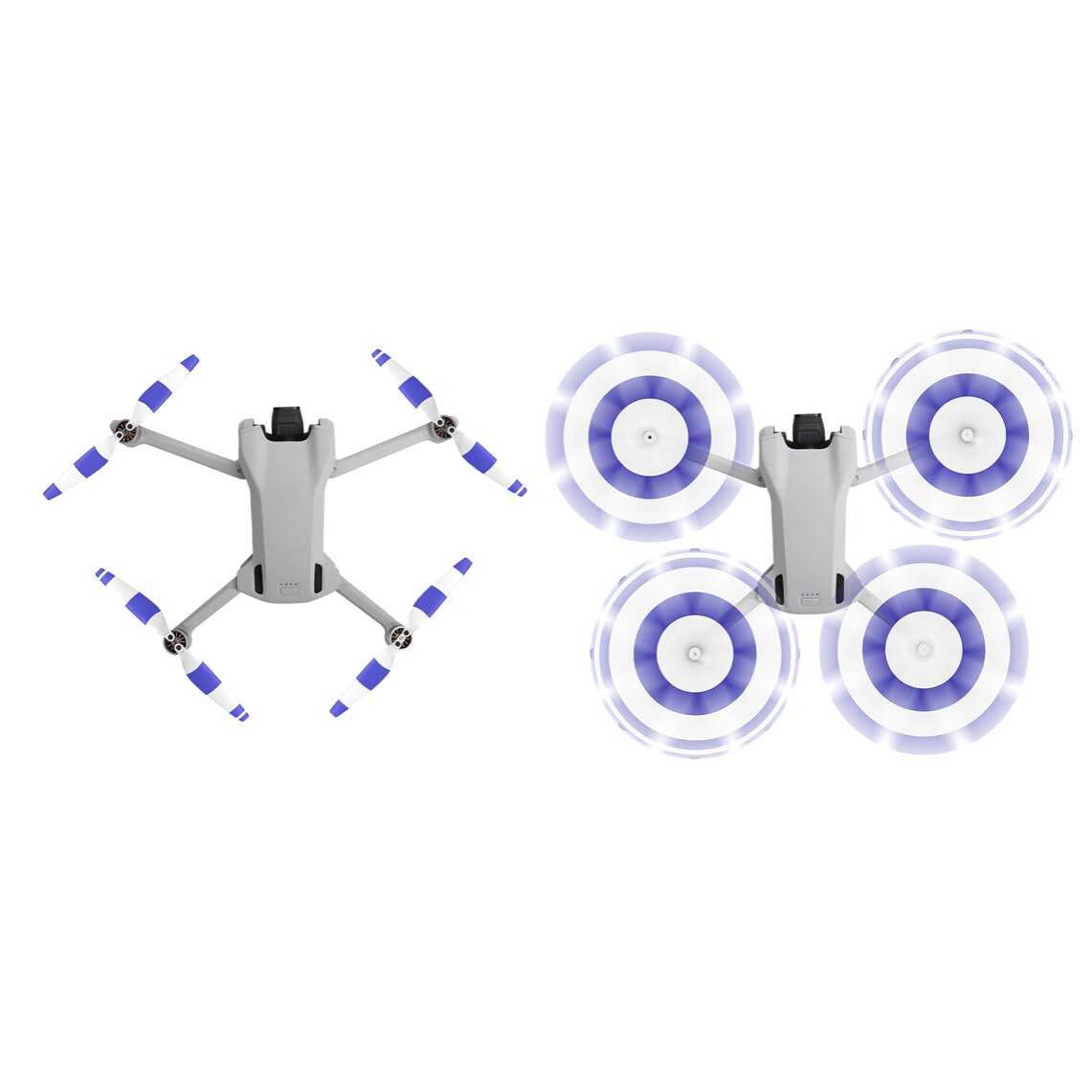 Set 4 elice pentru DJI MINI 3 cod 6030F3, Aliaj, Albastru - eMAG.ro
