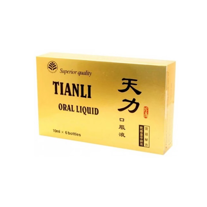 Set 6 fiole, Solutie orala Tianli pentru potenta si erectie 10ml - eMAG.ro