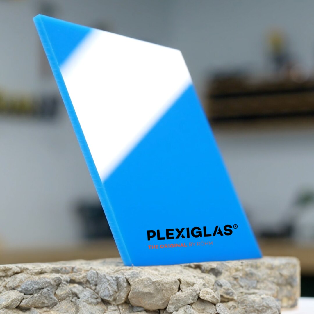 Placa plexiglas, acryl, 250 x 250mm, grosime 3mm, albastru - eMAG.ro