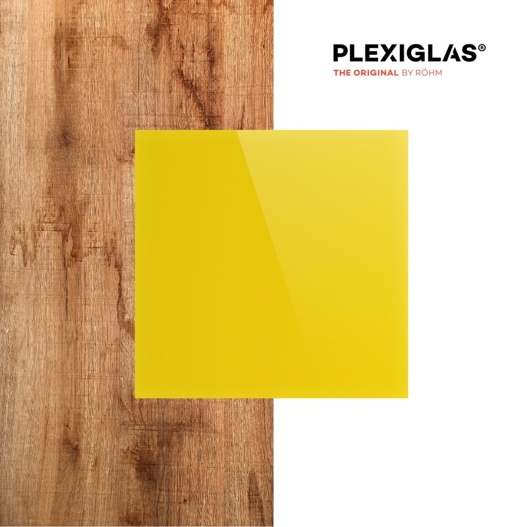 Placa plexiglas, acryl, 1000 x 500mm, grosime 3mm, galben - eMAG.ro