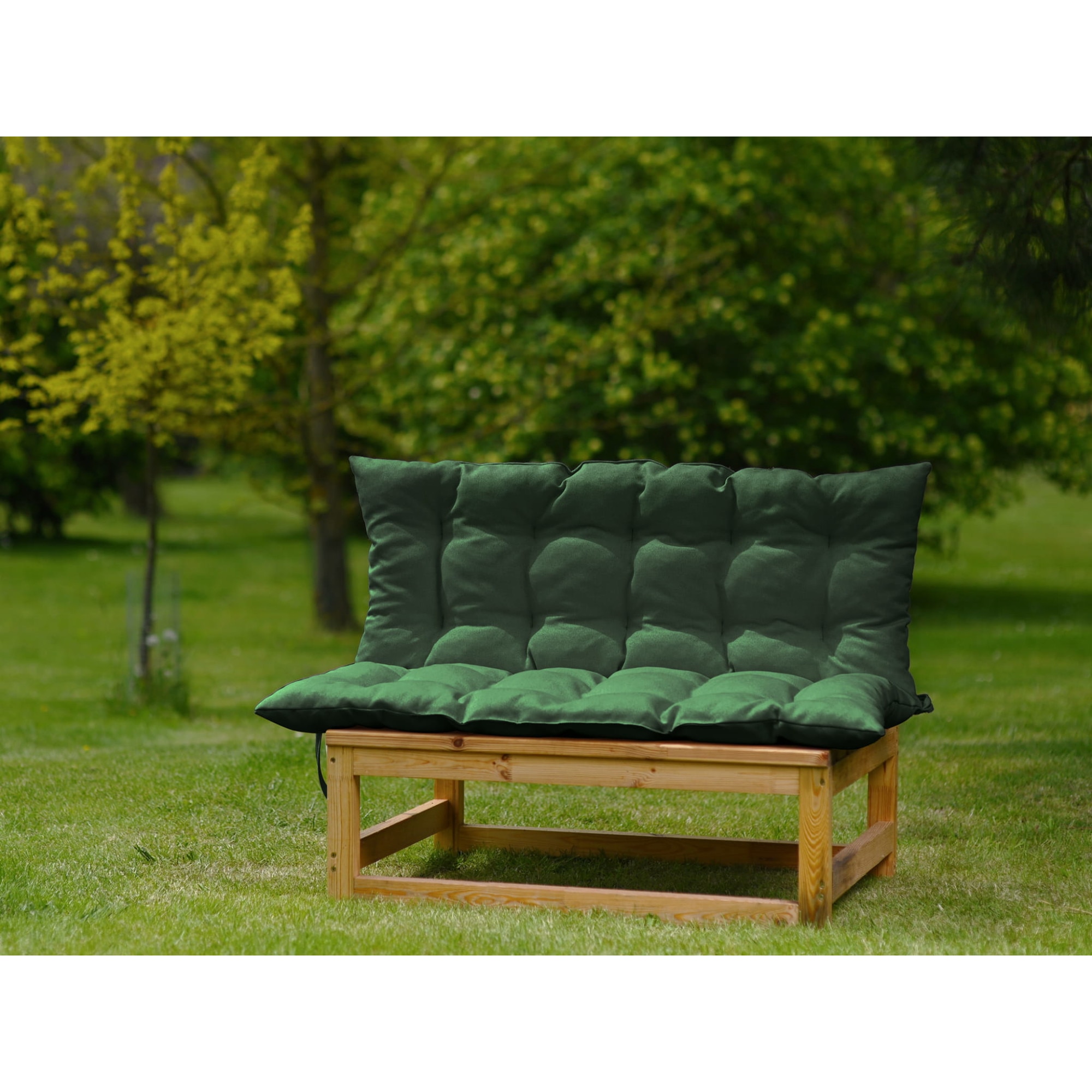 Perna de gradina perna banca, Postergaleria, 120x50x50 cm, Verde - eMAG.ro