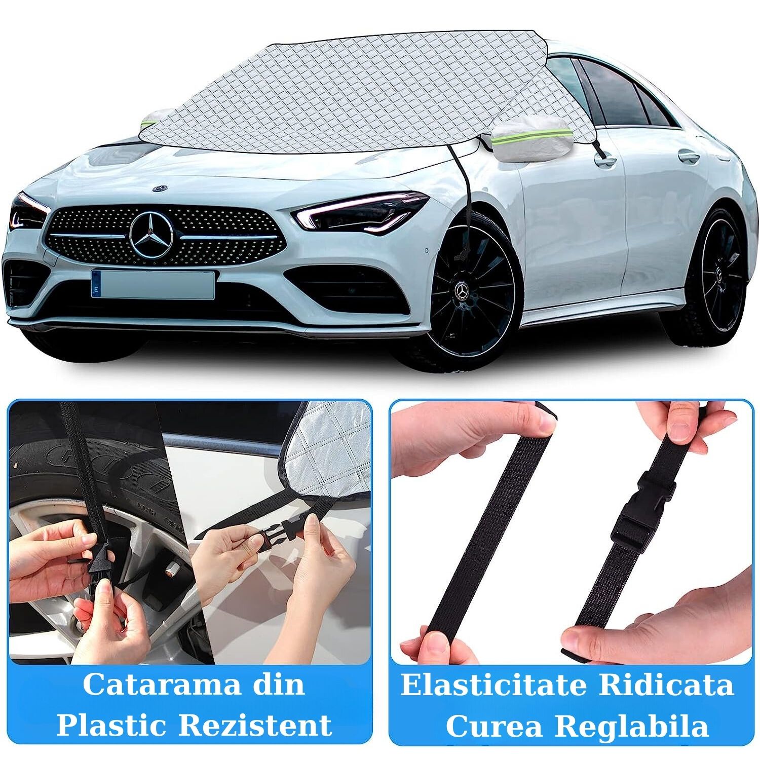 Parasolar pentru parbriz si oglinzi cu protectie impotriva inghetului ...