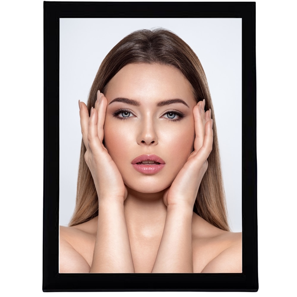 А4 пластмасова рамка за снимки Черна 21x30 см Декорация за стена