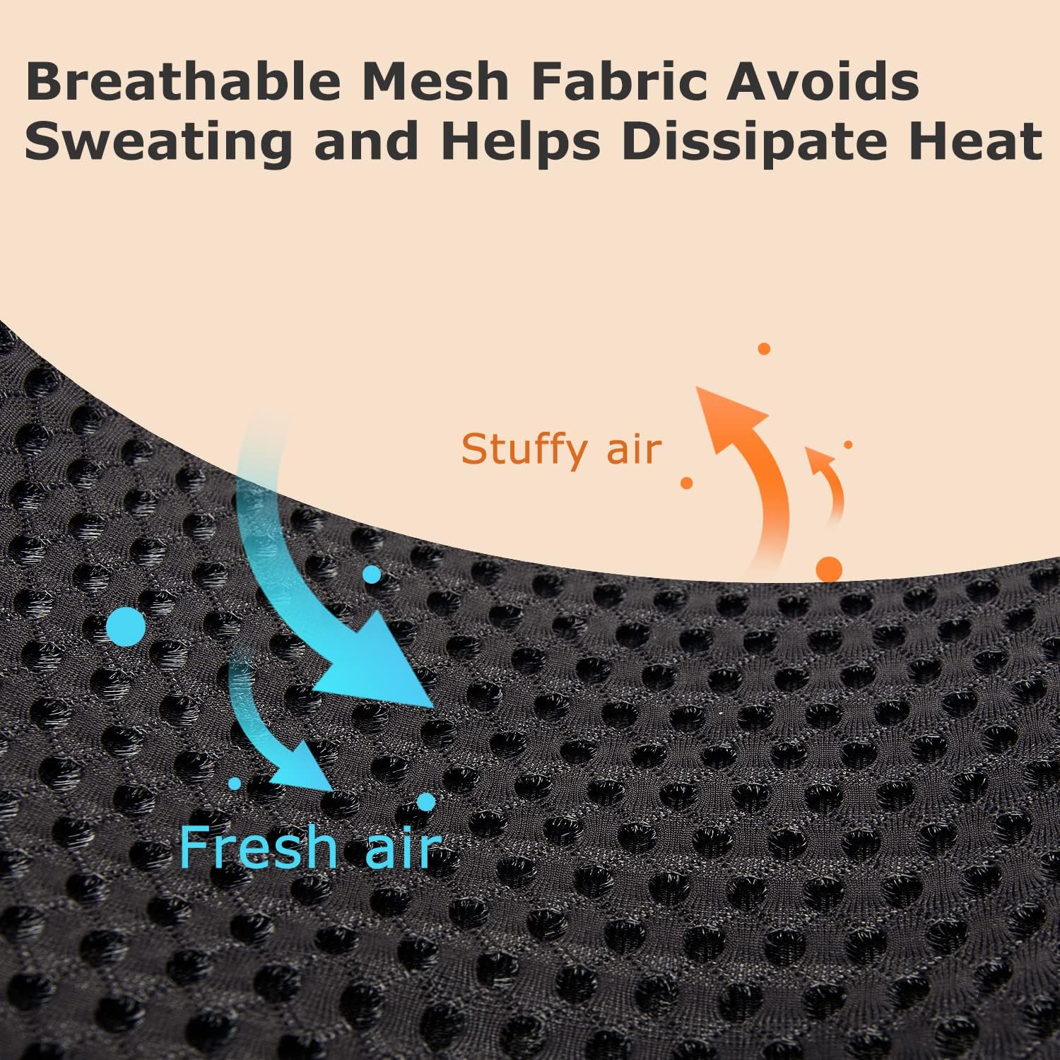 Perna pentru scaun auto, Textil, Negru - eMAG.ro