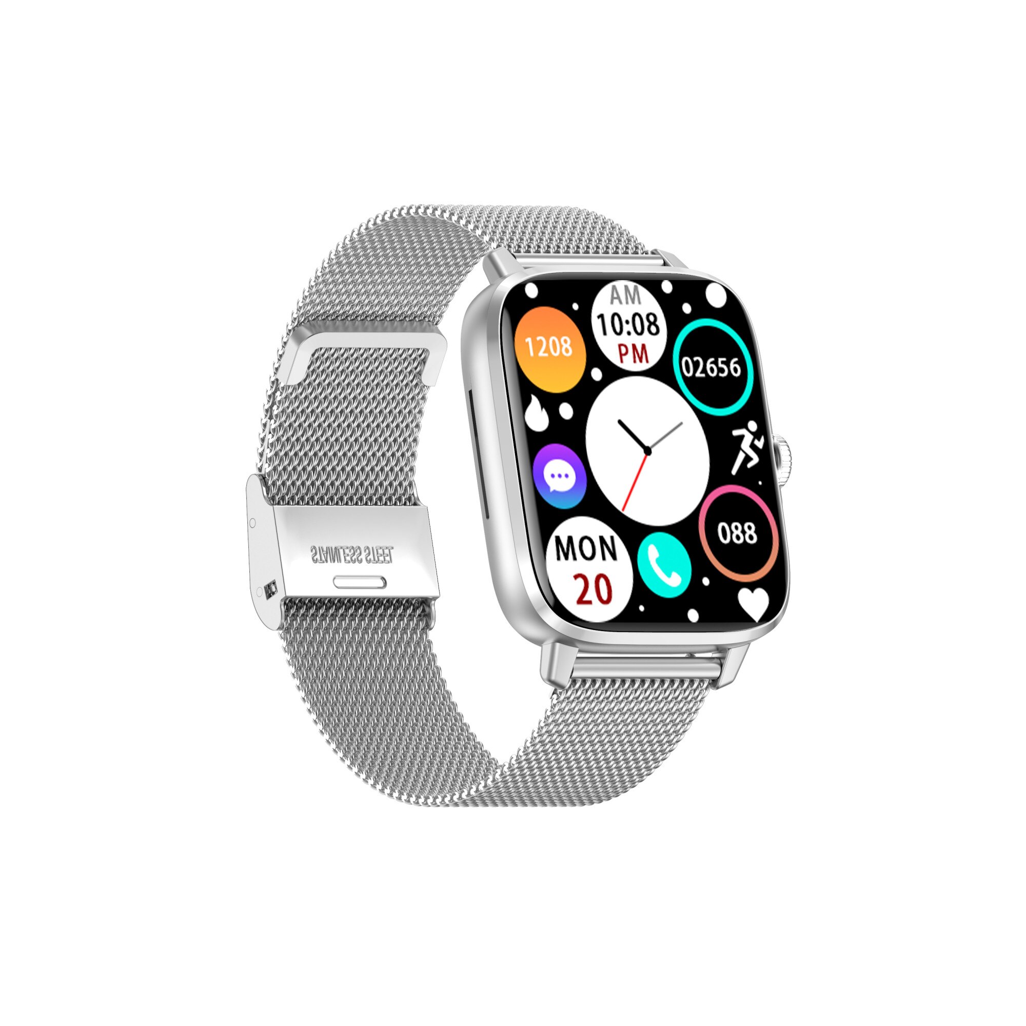 Ceas smartwatch TechONE® DT102 Pro, 1.9 inch IPS HD Retina, display ...