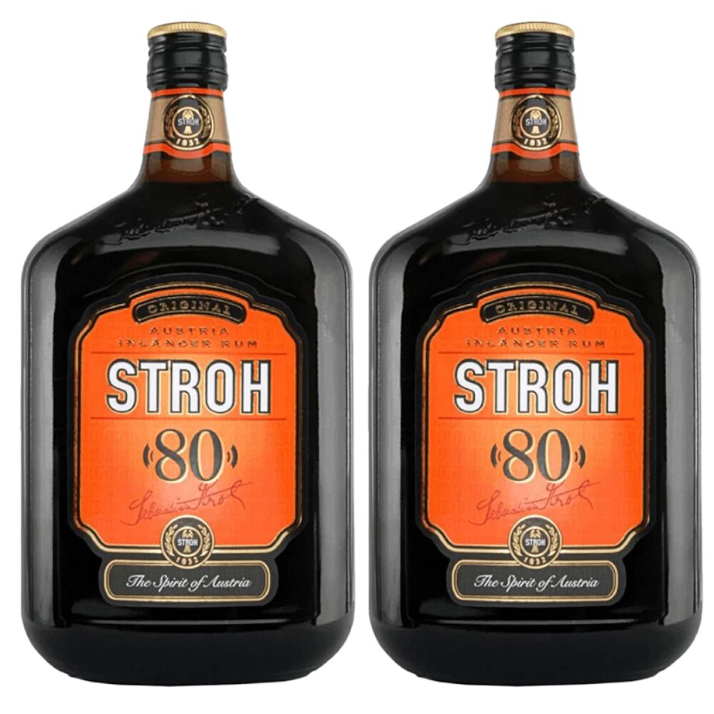 Set 2 x Rom Stroh Original 80, 80% Alcool, 0.7 l - eMAG.ro
