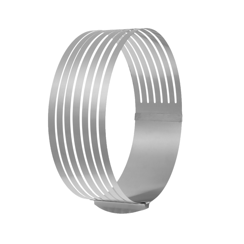 Forma reglabila pentru tort, din inox, 8.5 x 26 x 31 cm, Kinghoff - eMAG.ro