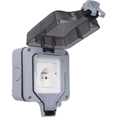 Priza impermeabila USB, IP66, ABS, 220 V, Gri - eMAG.ro