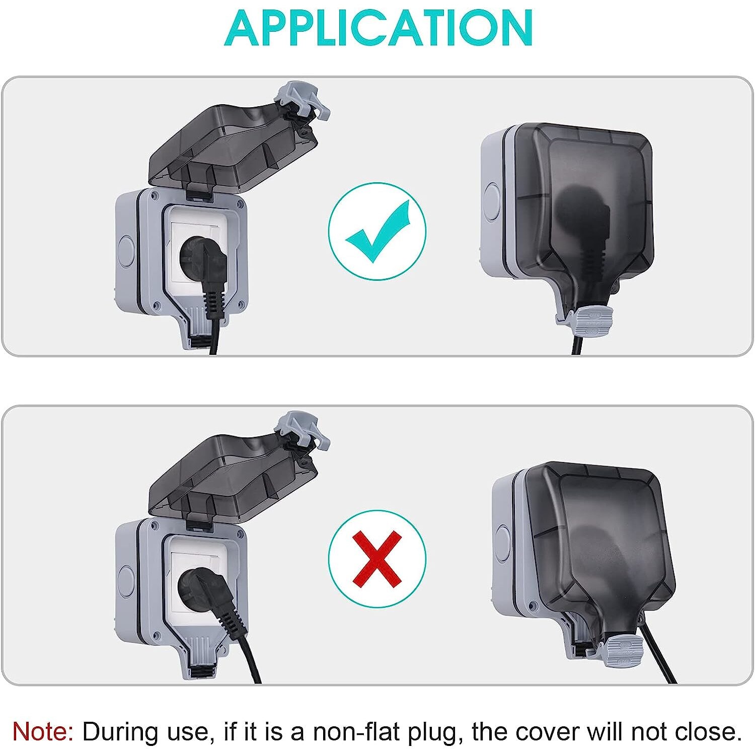 Priza impermeabila USB, IP66, ABS, 220 V, Gri - eMAG.ro