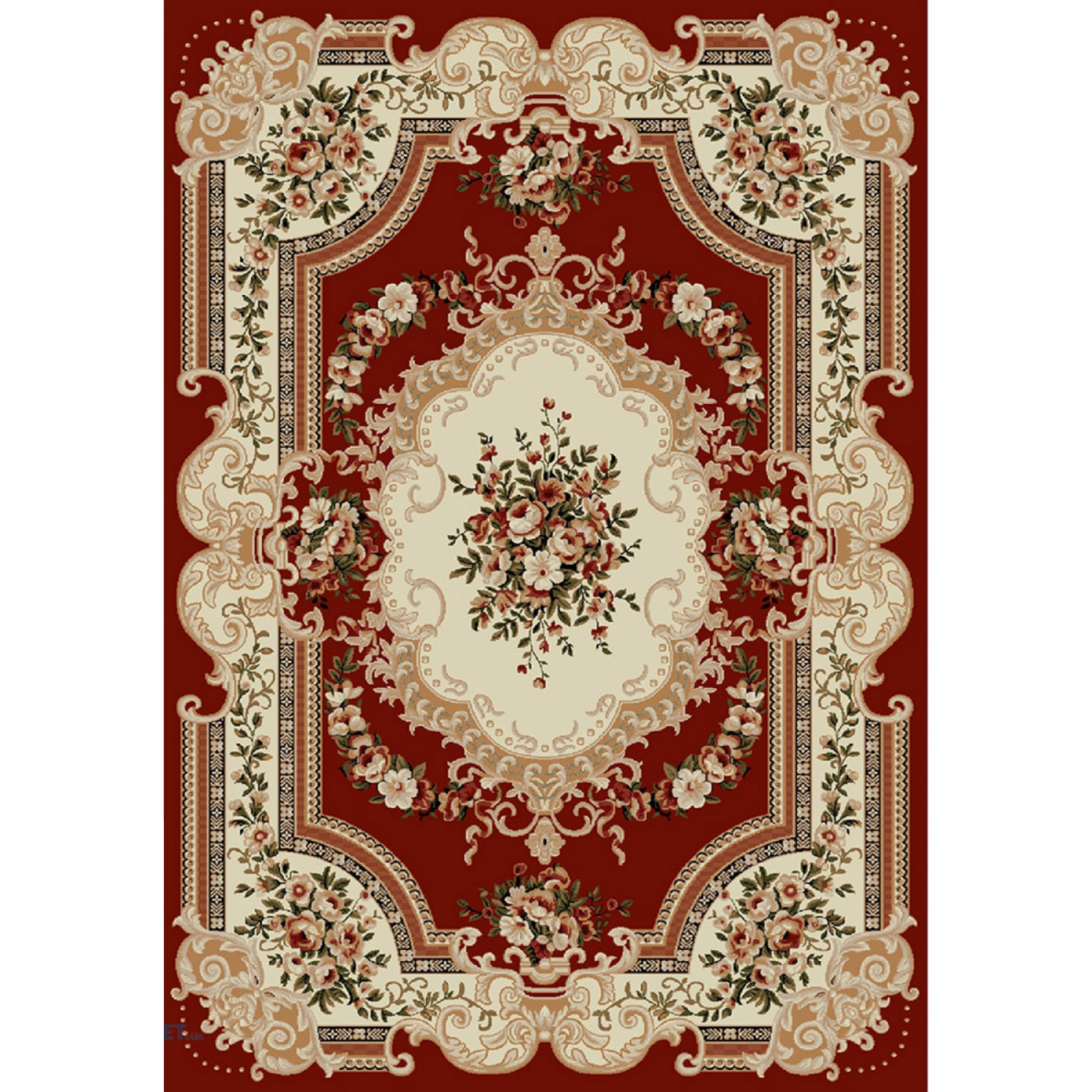 Covor Clasic, Lotos 503/220, Covor Dreptunghiular, Rosu 150 x 230 - eMAG.ro