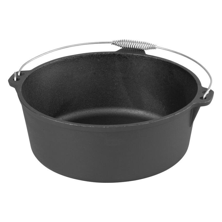 Oala de fonta cu maner din inox, 7.22 L, 30x13 cm, MagicHome - eMAG.ro