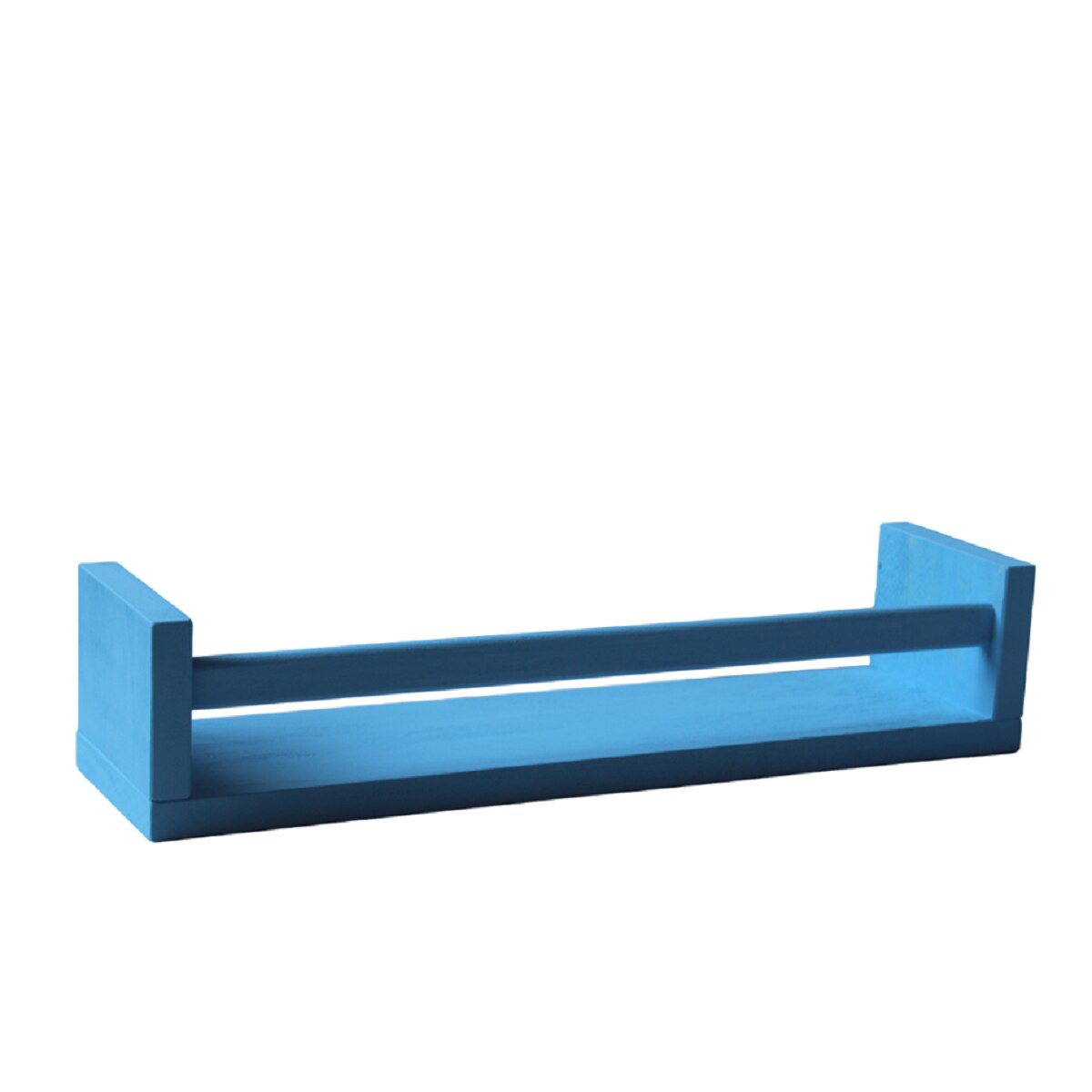 Raft Din Lemn Albastru 40 X 8 X 9 Cm Emag Ro
