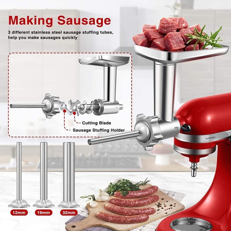 Accesorii KitchenAid, pentru masina de tocat carne, pentru umplut ...