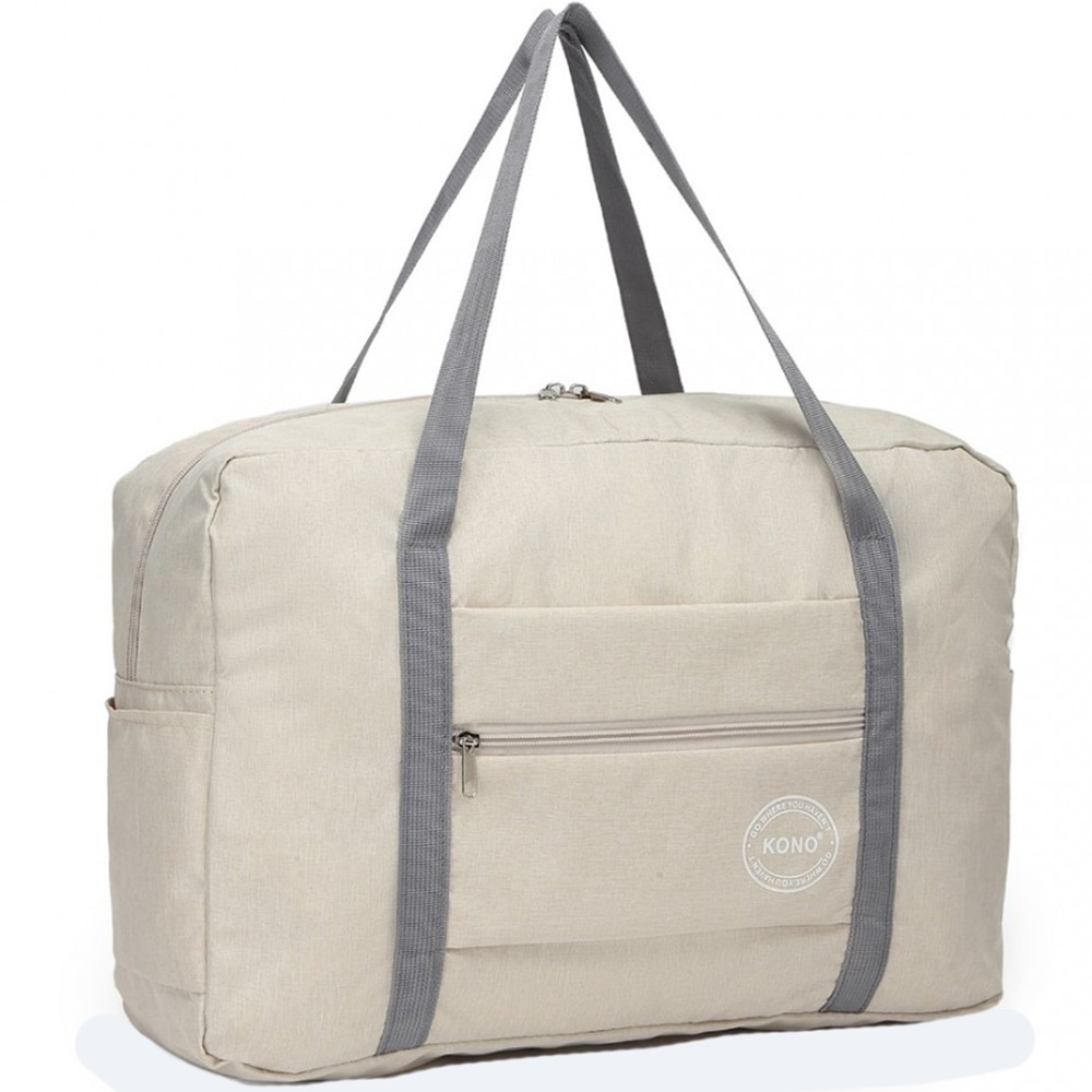 Пътна чанта стандартна за ръчен багаж Kono Eq2256bg Beige Emag Bg