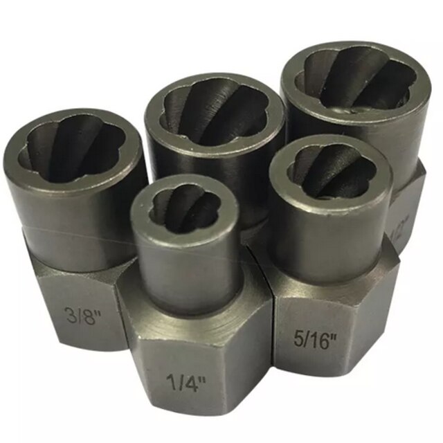 Set extractoare suruburi, prezoane rupte si piulite deteriorate, 6 ...