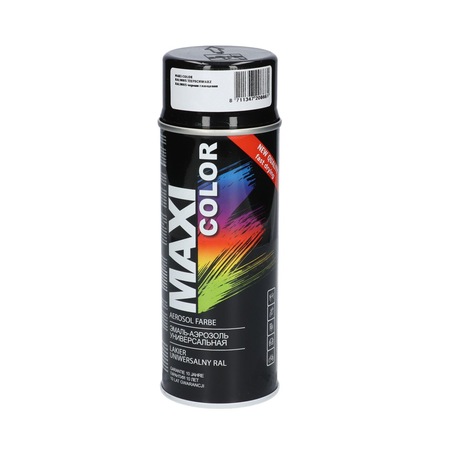 Spray negru RAL 9005 lucios, 400ml, MAXI COLOR - eMAG.ro