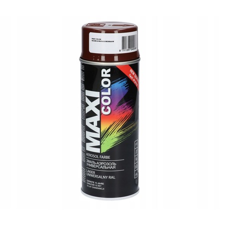 Spray maro RAL 8016 lucios, 400ml, MAXI COLOR - eMAG.ro