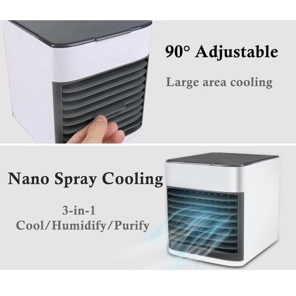 Mini aparat de aer conditionat portabil, Zola, 3 in 1, Racitor Aer ...