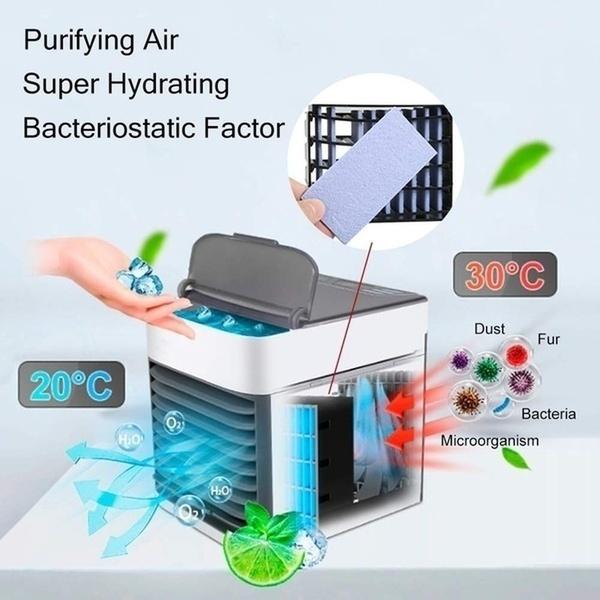 Mini aparat de aer conditionat portabil, Zola, 3 in 1, Racitor Aer ...