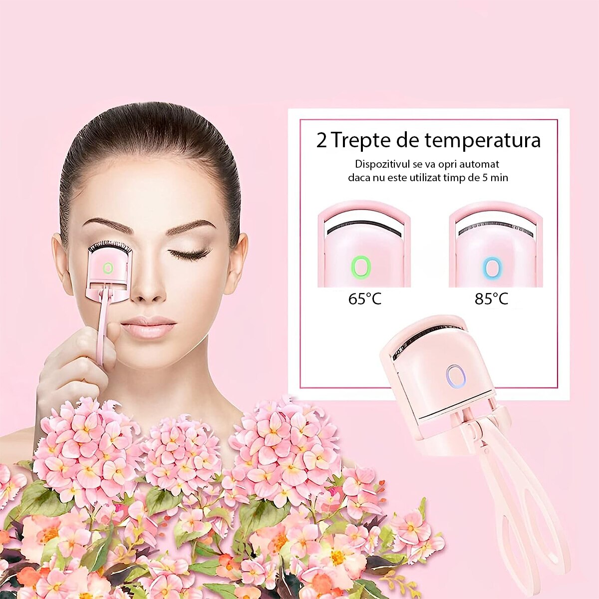 Ondulator de gene, Naimeed D5140, cu acumulator, incarcare USB, 2 ...