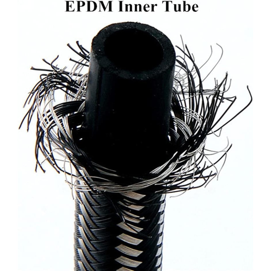 Furtun teava chiuveta, Inox, 3 m, Negru/Argintiu - eMAG.ro