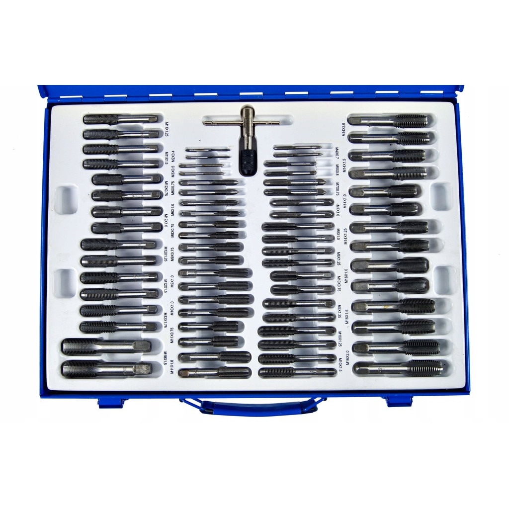 Trusa set tarozi si filiere 110 piese M2 - M14 M16 M18 (37021) - eMAG.ro