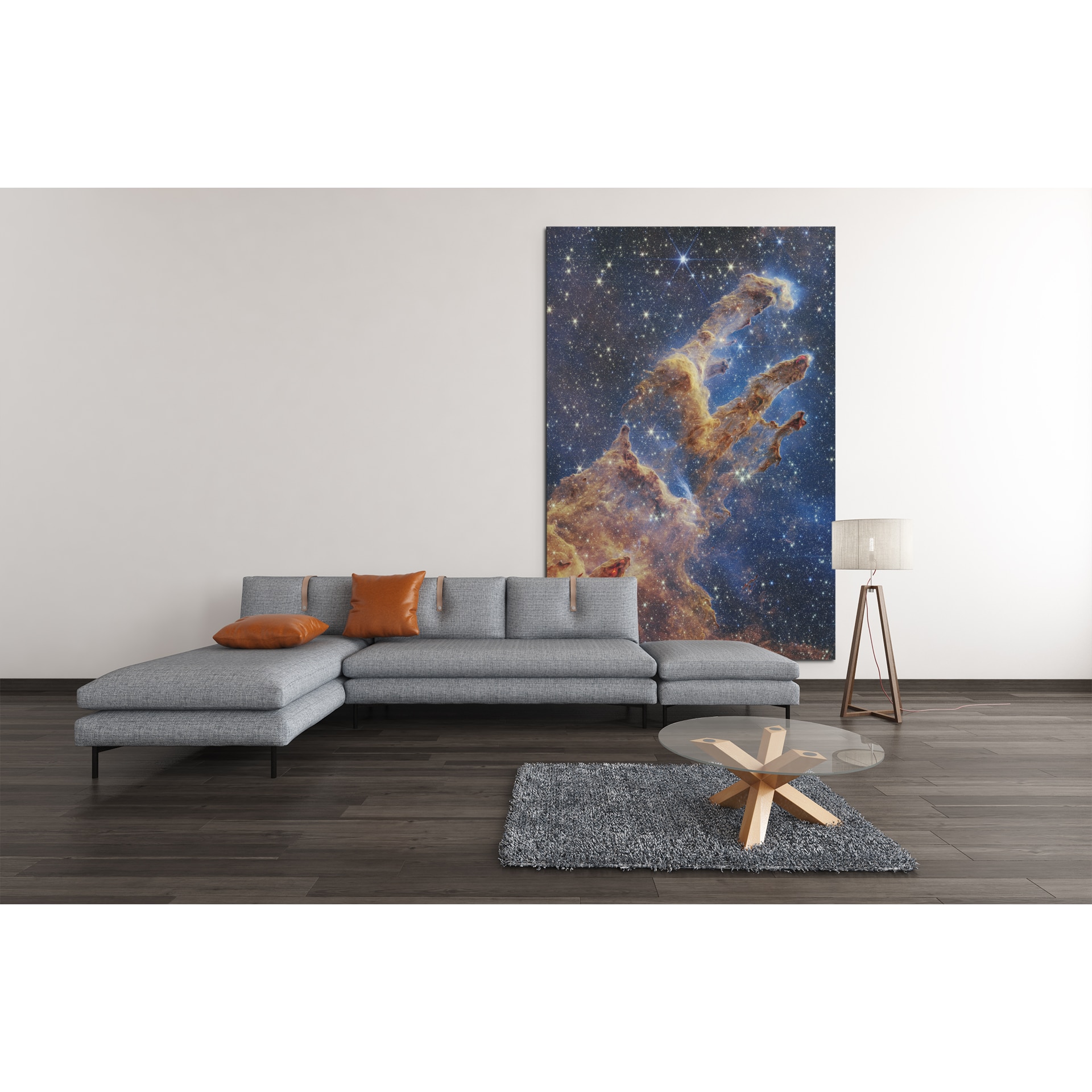 Vászonfestmény "A teremtés oszlopai" 90 x 50 cm - eMAG.hu