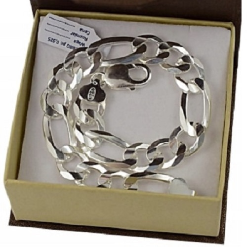 Bratara barbati, Argint, 11 mm /20 cm, Argintiu 925 - eMAG.ro