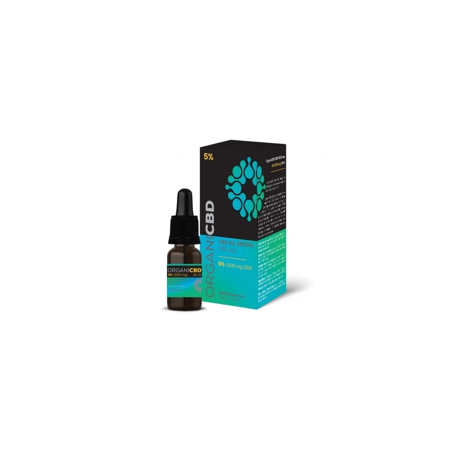 OrganiCBD CBD olaj 5% (500mg) 10ml - eMAG.hu