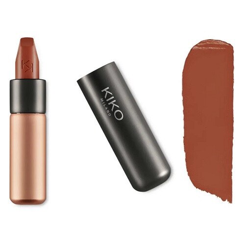 Ruj de buze mat, Kiko, Velvet Passion, 320 Hazelnut - eMAG.ro